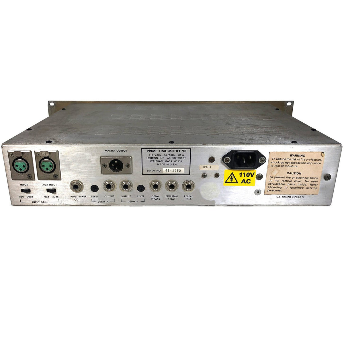 Lexicon Prime Time Digital Delay Model 93 – Synth Palace