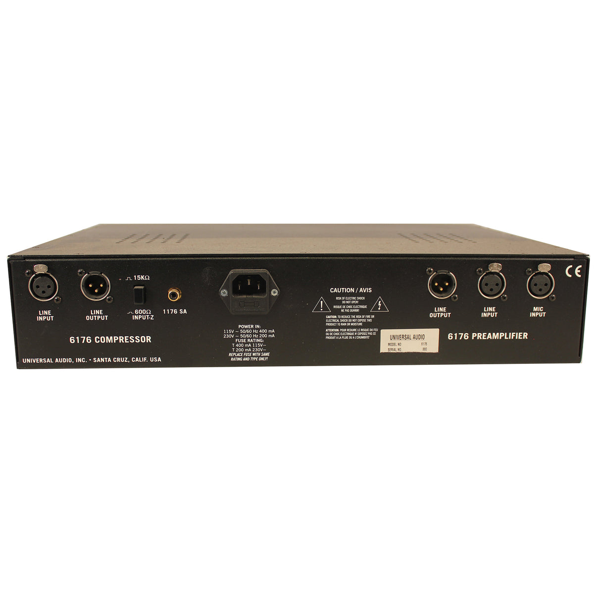 Universal Audio 6176 Vintage Channel Strip – Synth Palace